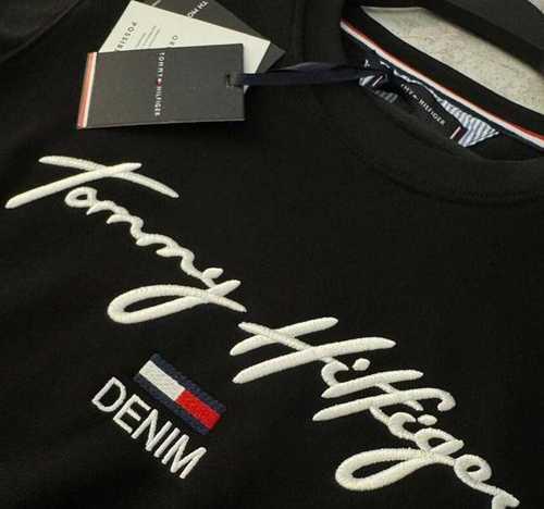 Свитшот Tommy Hilfiger Denim хлопок люкс