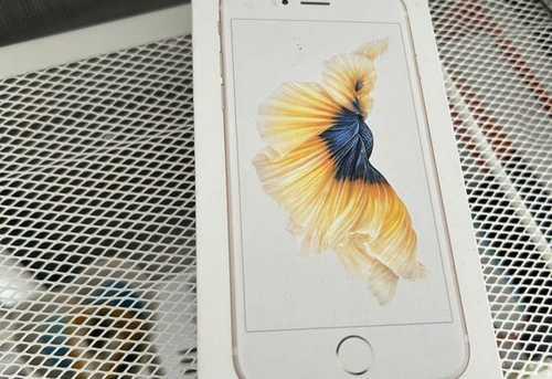 Коробка от iPhone 6S gold 32gb