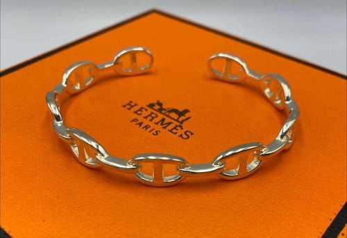 Серебряный Браслет Hermes