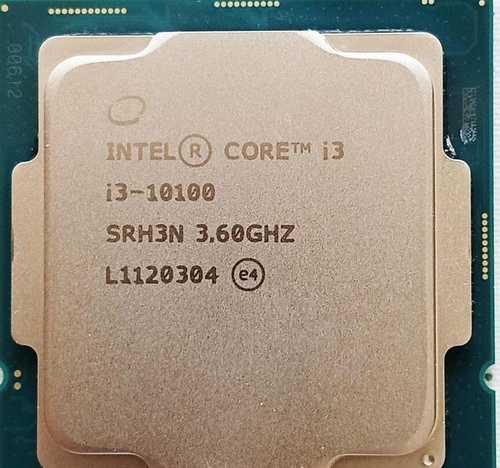 Продается процессор Intel Core i3-10100