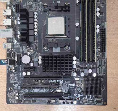 Материнская плата Asrock970 pro  fx 6300