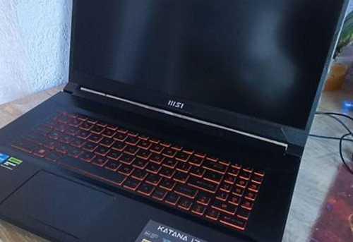 17.3" Ноутбук MSI Katana GF76 B12UCR-821XRU черный