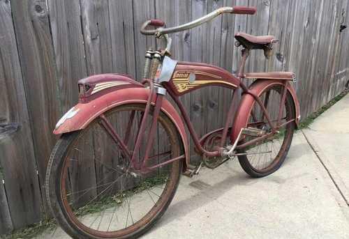 Древний велосипед Monark Super Deluxe 1940-50 гг