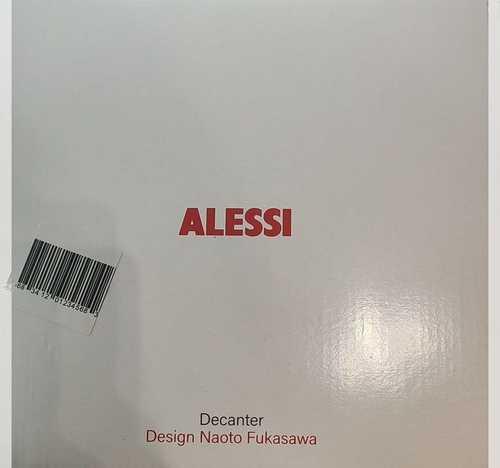 Новый декантер Alessi