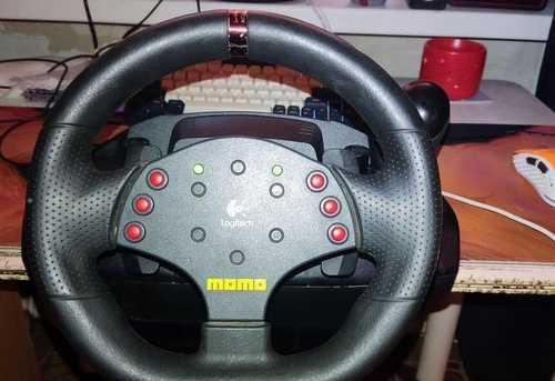 Руль Logitech Momo Racing мод 900 градусов