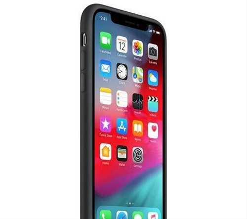 Чехол Apple iPhone XS Max Silicone Case Black