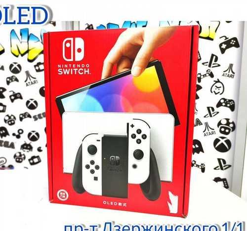 Nintendo Switch Oled (64гб) Белый Новый