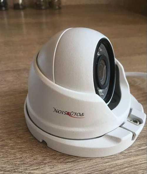 Камера видеонаблюдения купольная ip Polyvision