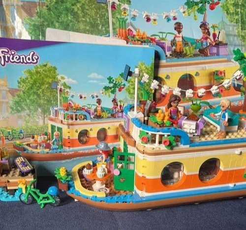 Lego friends 41702 Плавучий дом Корабль