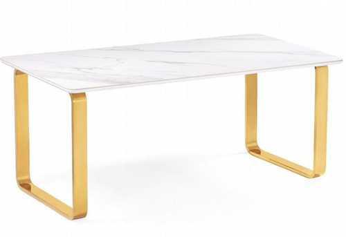 Керамический стол Селена 4 180х90х77 белый мрамор