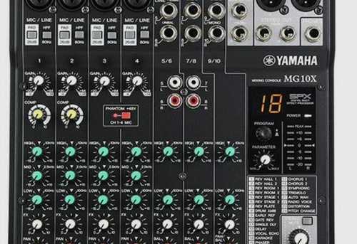 Yamaha MG10X CV аналоговый mixer