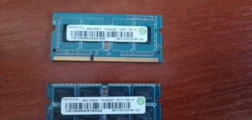 Оперативная память Ramaxel DDR3 4Gb + 2Gb