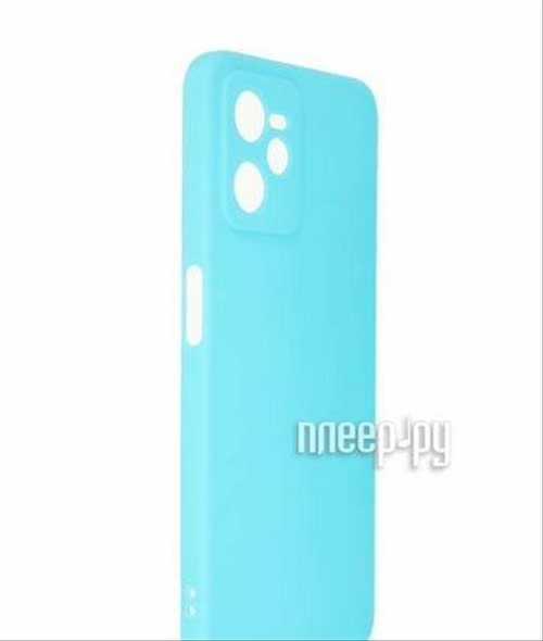 Чехол Pero для Realme C35 Soft Touch Turquoise