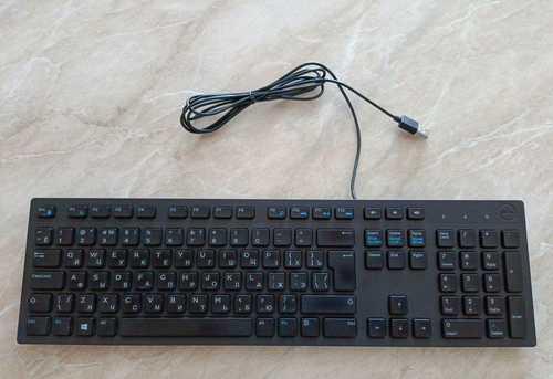 Клавиатура Dell KB216t USB низкопрофильная