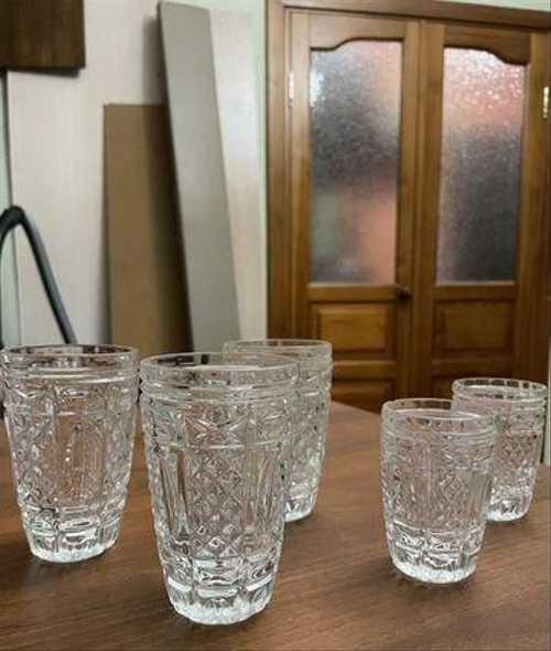 Хрустальные советские стаканы