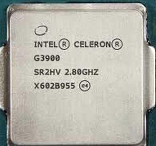 Процессоры Intel Celeron G3900 2.8GHz 2Mb Б/У