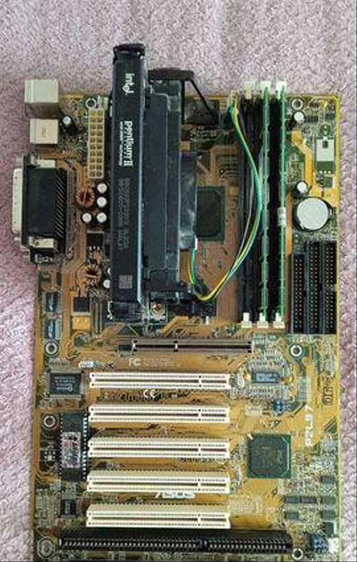 Asus P2L97 rev1.05 + Pentium2 233 +озу