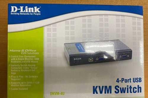 KVM переключатель D-Link dkvm-4U