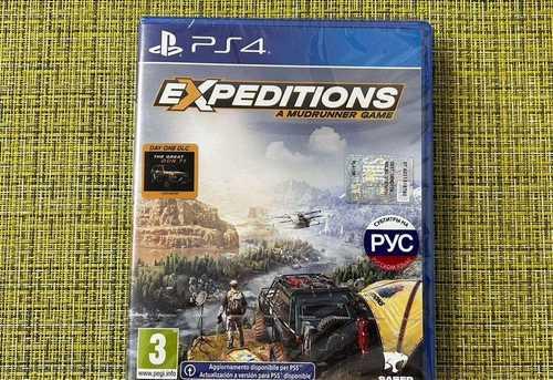 Expeditions a mudrunner game ps4 Новый диск