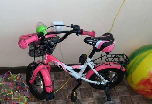 Ведосипед Kids bike Rush 12" для девочки бу