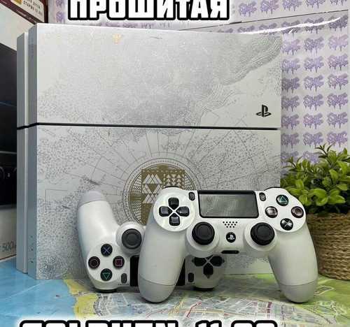 Прошитая Sony PS4   Много Игр   2 Джойстика