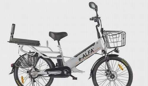 Электровелосипед Eltreco E-Alfa GL серебристый 202