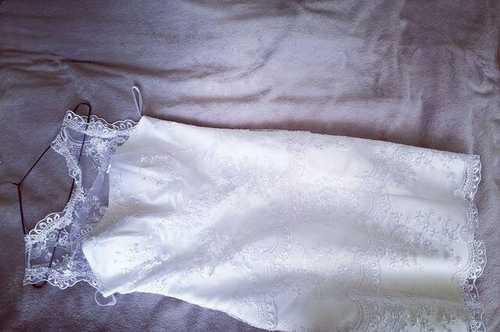 Свадебное платье 44р., короткое