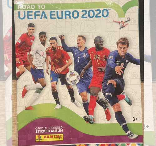 Журнал с наклейками panini euro2022