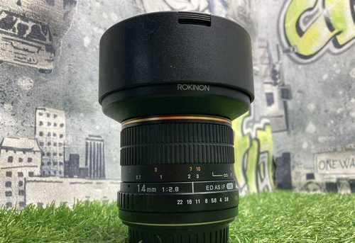 Rokinon 14mm 2.8 IF ED MC Canon EF (С дефектом )
