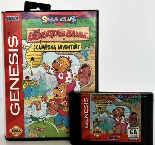 Berenstain Bears Camping Adventure Sega Genesis