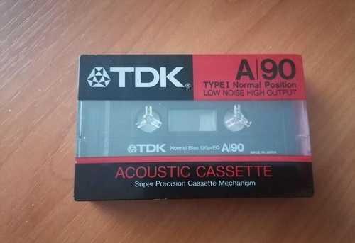 Аудиокассета TDK А90 новая