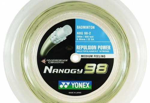 Струна бадминтонная Yonex Nanogy-98 200m (200m)