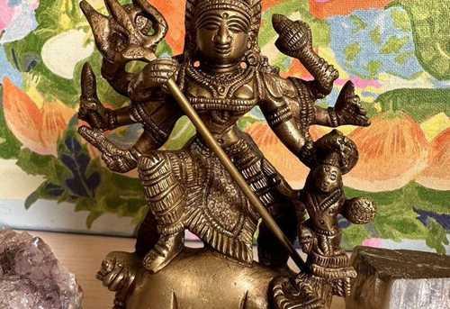 Дурга, Кали, Индия статуэтка, бронза, Будда