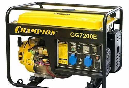 Бензиновый генератор champion GG7200E