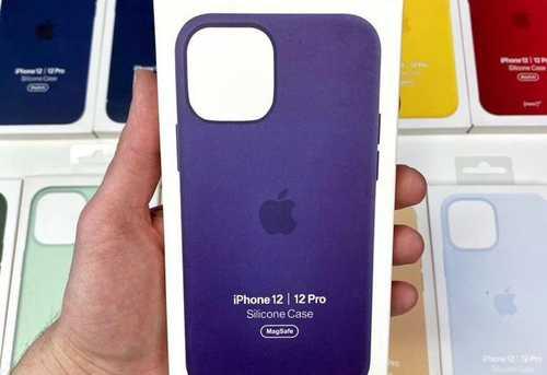 Чехол на iPhone 12 / 12 Pro (Копия) Magsafe Фиолет
