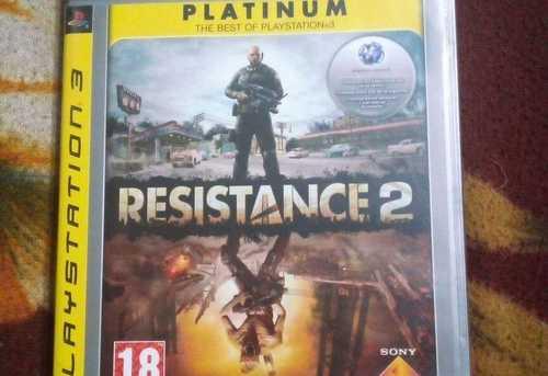 PS3 игра Resistance 2 Platinum русская версия