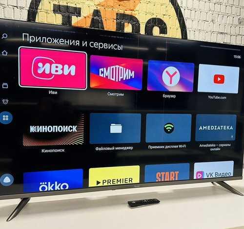 Огромный Tuvio 140см UHD 4K SMART TV