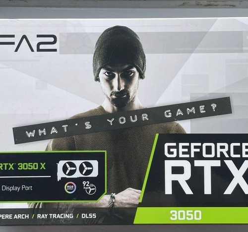 Видеокарта KFA2 GeForce RTX 3050 X Black