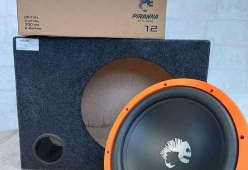 Новый сабвуфер DL audio piranha 12 в коробе
