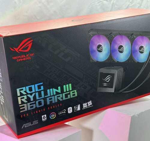 Aio Сжо Asus Rog Ryujin iii 360 argb black