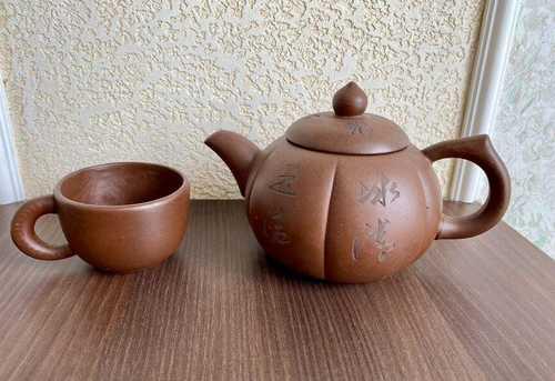 Чайник заварочный глиняный