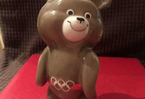 Фарфоровая статуэтка Олимпийский мишка Сысерть
