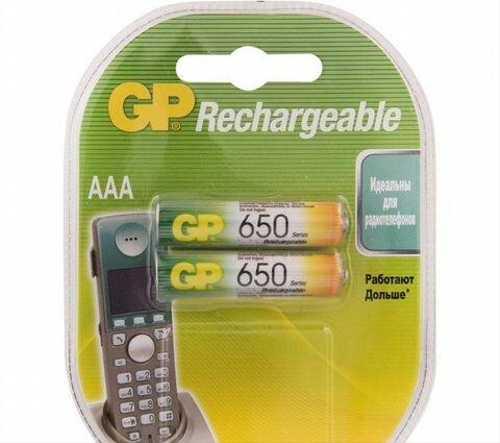 Аккумуляторы GP 65aaahc-2CPR2 650mAh AAA #98744