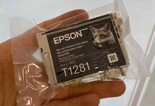 Картридж струйный Epson T1281 (M) (C13T12814011)