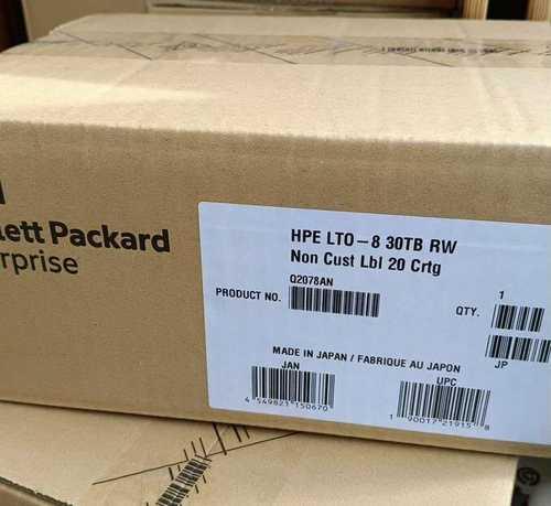 Картриджи LTO-8 HPE Q2078AN