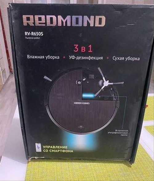 Redmond rv-r650s робот пылесос