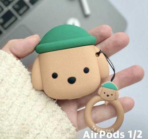 Чехол AirPods 1/2 мультяшка (3D Аир Подс 1/2)