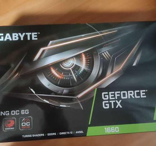 Видеокарта gigabyte gtx 1660 6gb oc
