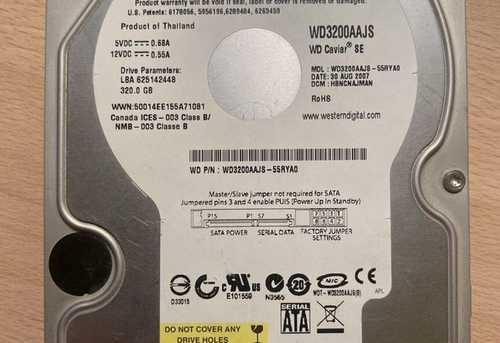 Жесткий диск WD 320gb