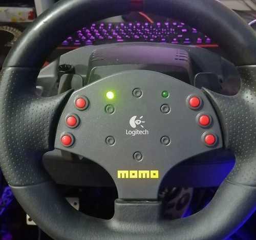 Игровой руль logitech momo racing